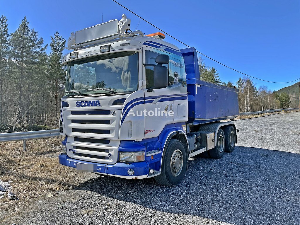 Scania R580 *6x4 *FULL STEEL *RETARDER *HUB REDUCTION kiper