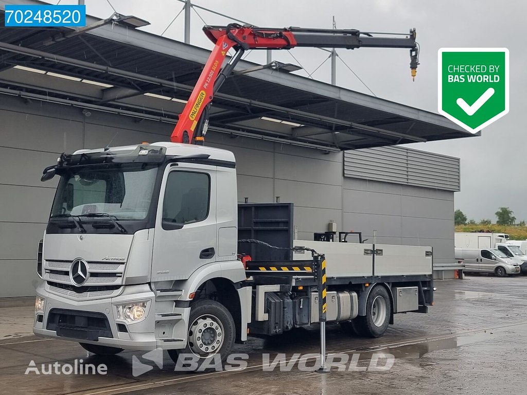 Mercedes-Benz Actros 2136 4X2 Palfinger PK12501 SLD5 Kran Crane 5th+6th funct. kamion s ravnom platformom