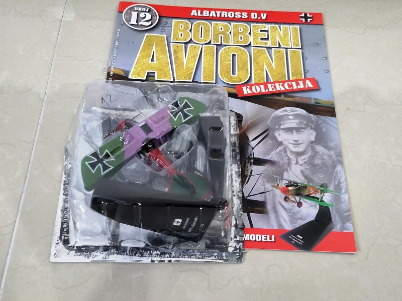 12 Albatros D.V 1/72 Amercom borbeni avioni