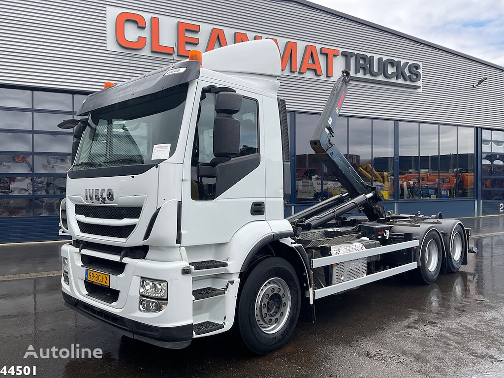 IVECO Stralis AD260S36 Euro 6 Multilift 21 Ton haakarmsysteem kamion rol kiper