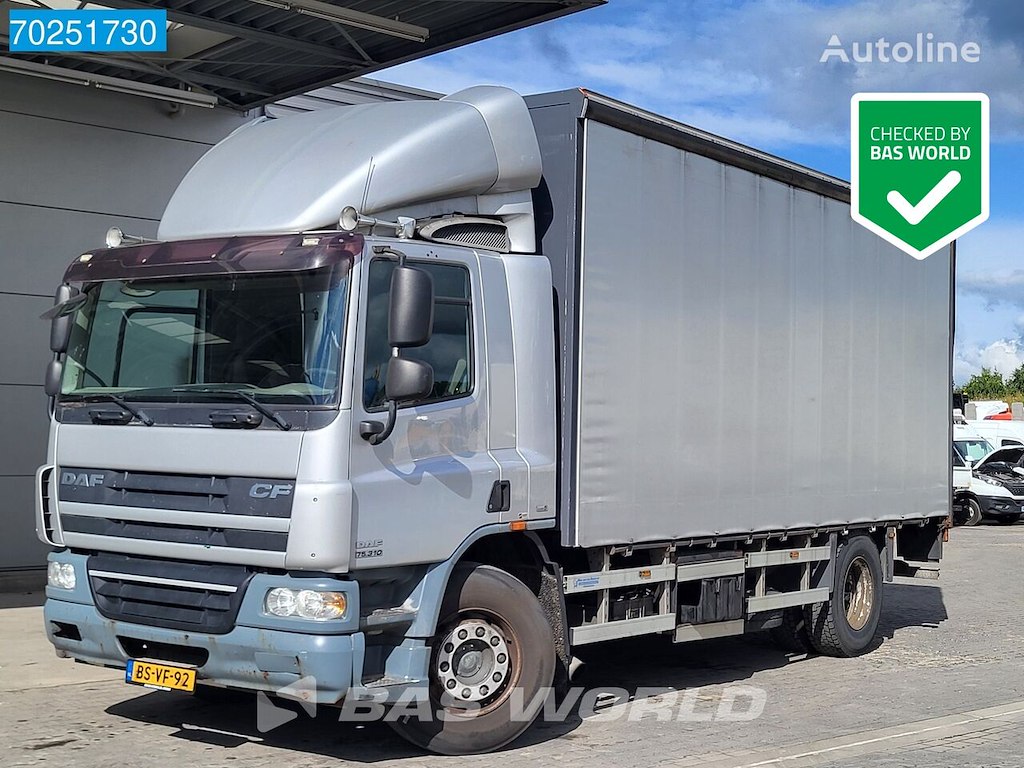 DAF CF75.310 4X2 20.5t NL-Truck Manual 3.000kg Ladebordwand Euro 5 kamion sa klizna zavesa cerada