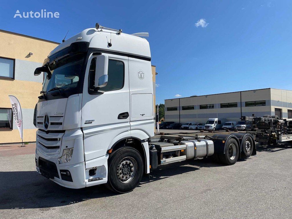 Mercedes-Benz ACTROS 2551 6X2, EURO 5 + FULL AIR + RETARDER + ADR vozilo za prevoz kontejnera