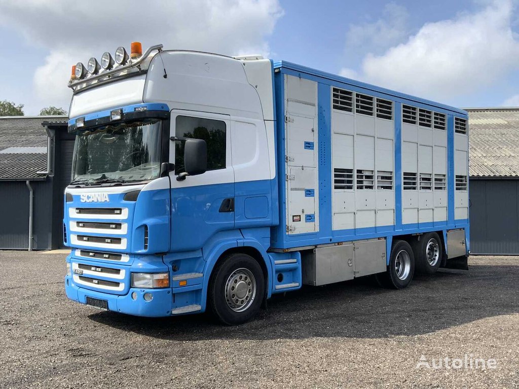 Prodaje se Scania R420 LB4X2MNB kamion za prevoz stoke na aukciji