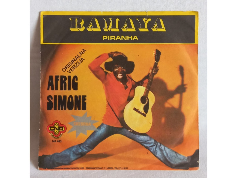 AFRIC SIMONE:RAMAYA! SINGL! VELIKI POP HIT 1975.! 5/5!