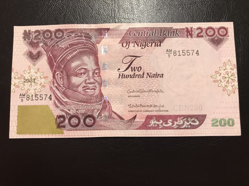 NIGERIJA 200 NAIRA. UNC.2023.