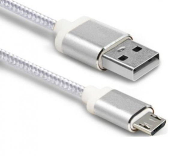 Xwave USB kabl /USB 2.0 (tip A -muški) -Micro USB (tip A -muški)/dužina 2m/2A/Aluminium/crveni upleteni ( 111081 )