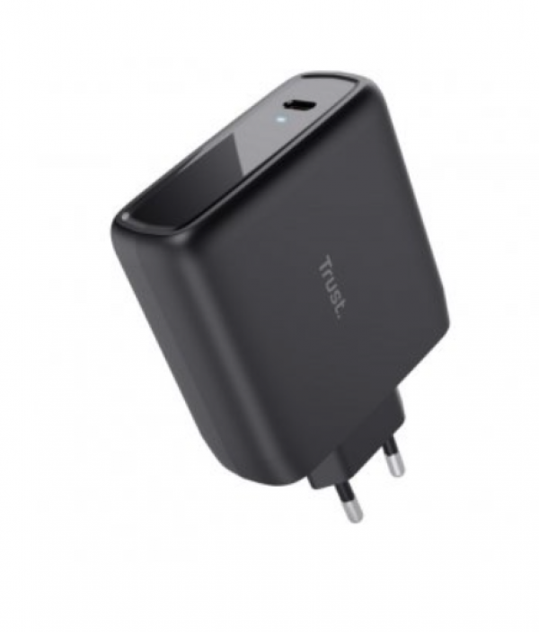 TRUST Punjač Maxo 100W/USB-C/laptop/smartphone/tablet/2m USB-C kabel/crna