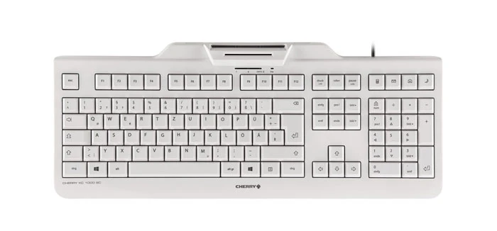 Cherry KC-1000SC bela tastatura sa čitačem smart kartica