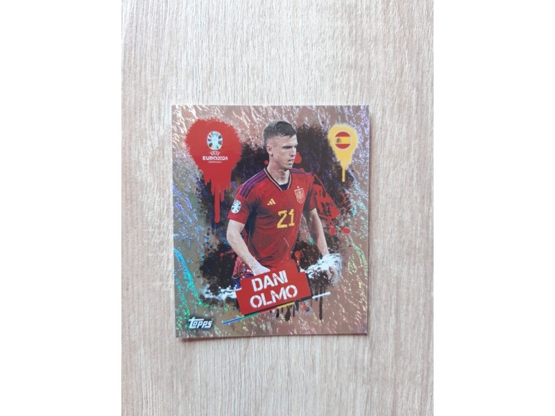 Euro 2024 Uefa Topps sličica broj ESP 3