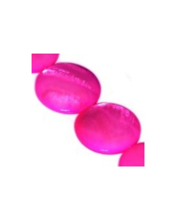 Sedefna perla disk 20 mm roze pakovanje