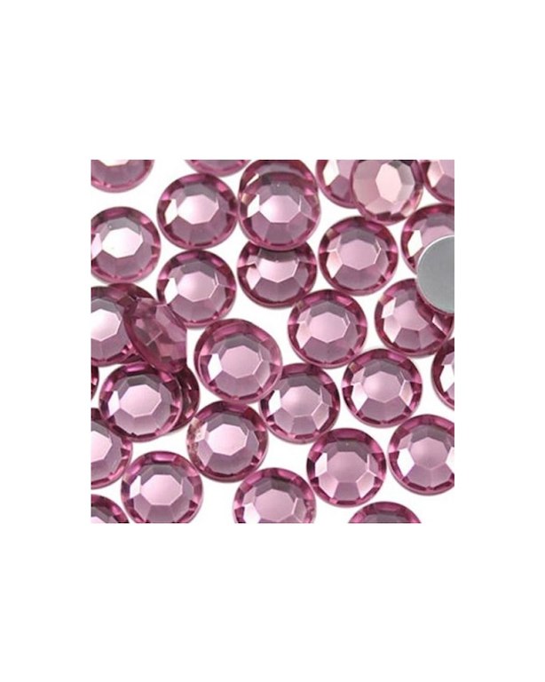 Štras perla 10 mm roze