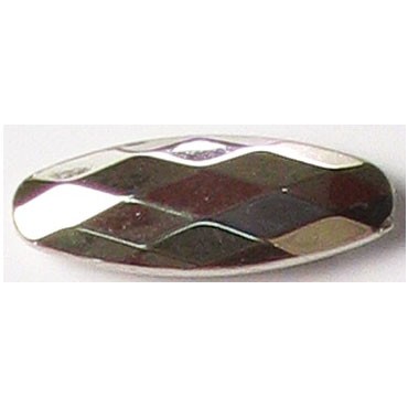 Metallook perla velika oval seceni 35*20 mm