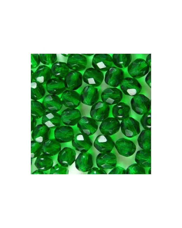 Brušena polirana perla 6 mm emerald