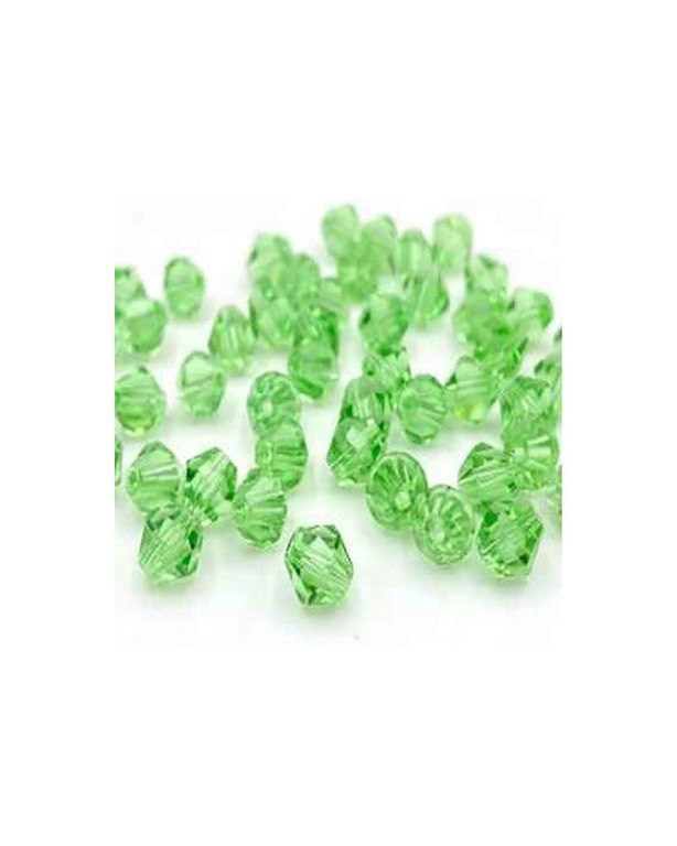 Kineski kristal romb 4 mm -svetlo zelena-peridot