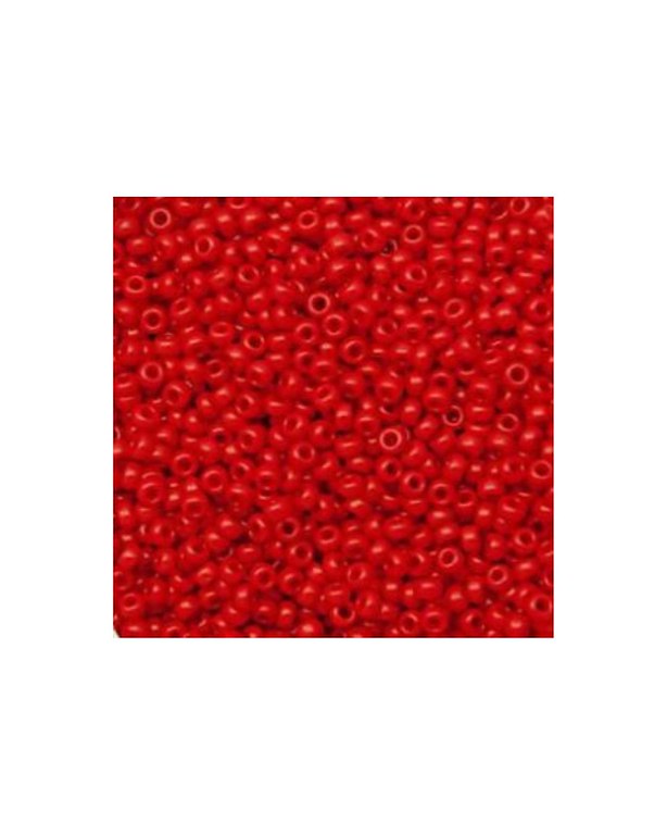 Kašaste perle (seed beads) 11/0-2 mm mat crvena