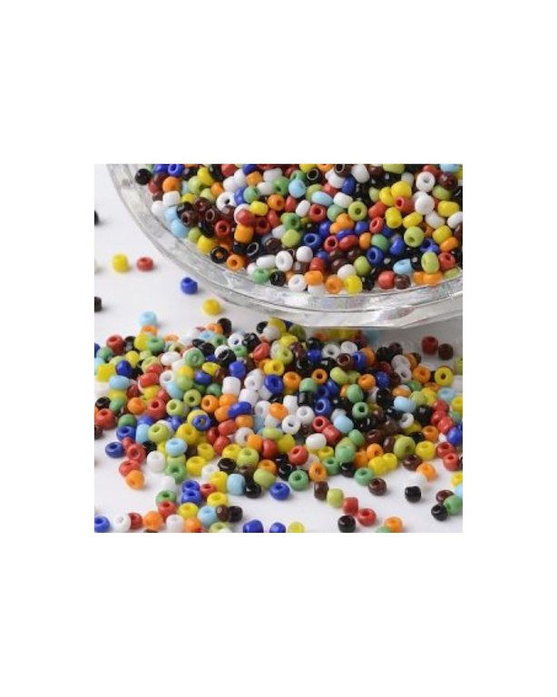 Kašaste perle (seed beads) 2 mm – mat mix