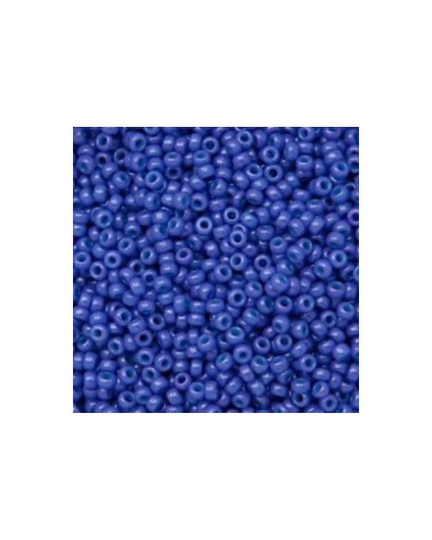 Kašaste perle (seed beads) 11/0-2 mm mat srednje plava