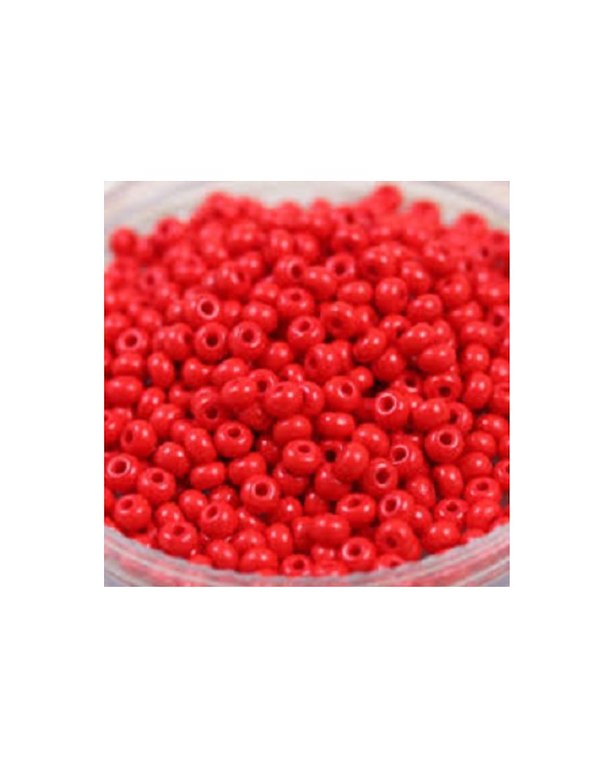 Kašaste perle (seed beads) 3 mm mat crvena