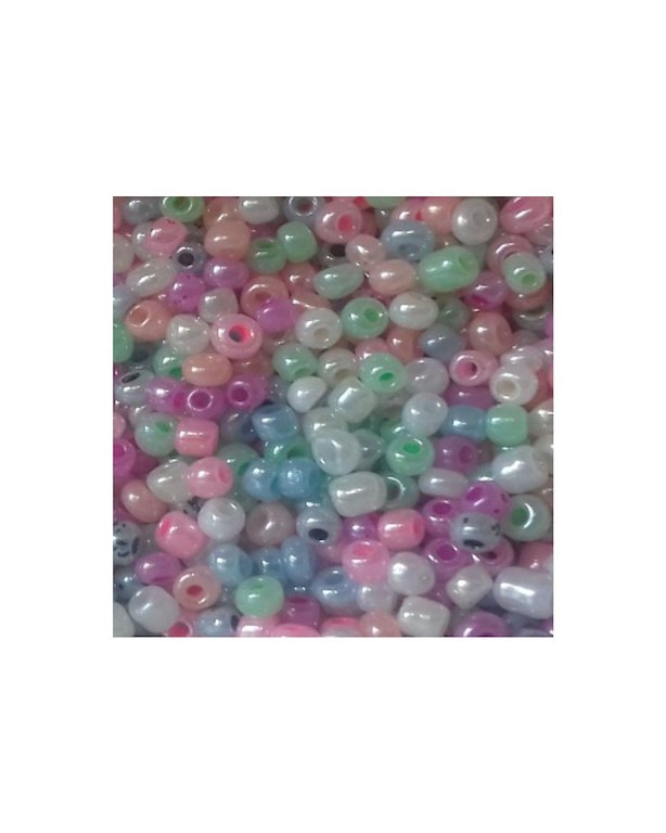 Kašaste perle (seed bead) 8/0 -3 mm pastelna šarena