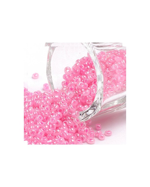 Kašaste perle (seed bead) 6/0 -4 mm pastelna roze