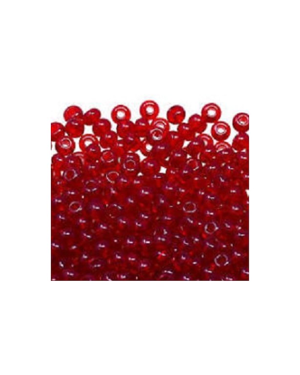 Kašaste perle ( seed beads) 4 mm providna crvena