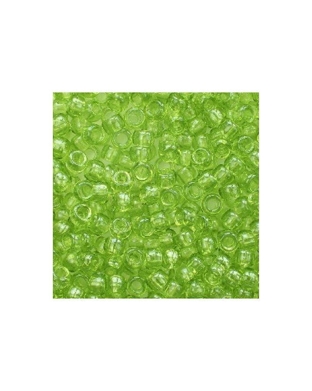 Kašaste perle (seed beads) 4 mm providna svetlo zelena