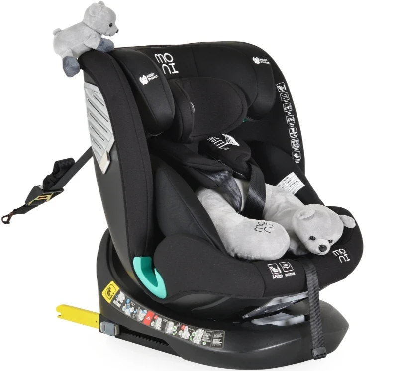 Moni Serengeti iSize Isofix autosedište za bebe 40-150cm Black