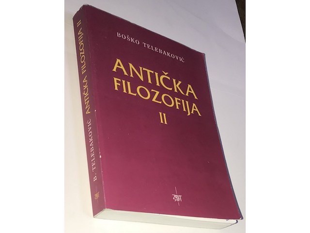 Antička filozofija II -Boško Telebaković