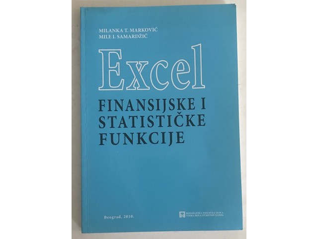 Excel finansijske i statističke funkcije