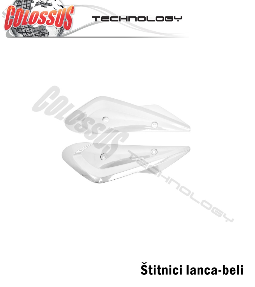 Štitnici lanca (beli) za CSS-71Q