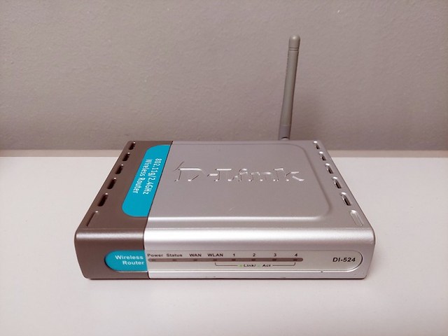 D Link wireless router DI-524