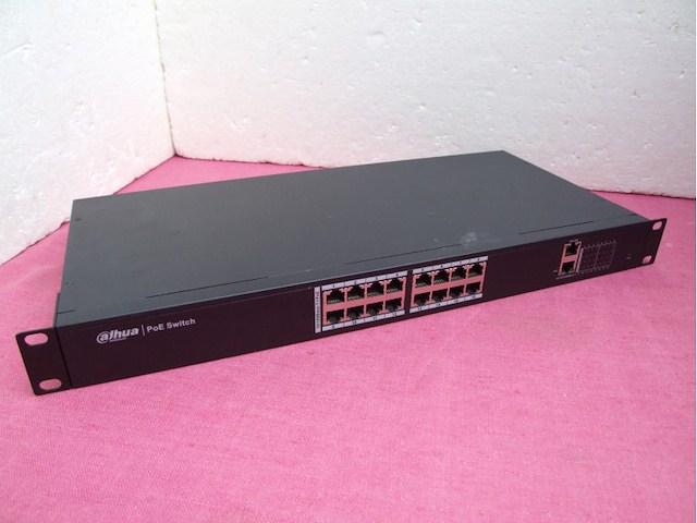 Dahua PoE Gigabit Switch 16+2 porta + GARANCIJA!