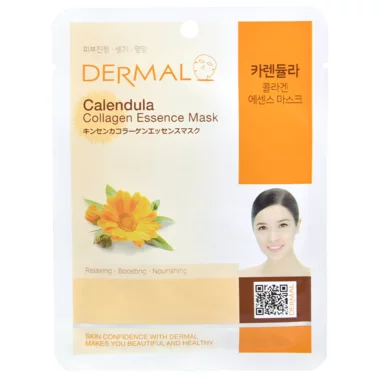 DERMAL Sheet maska za lice DERMAL Collagen Essence Calendula