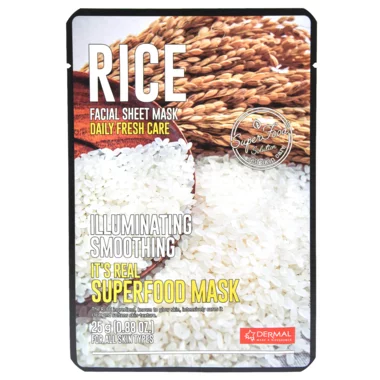 Sheet maska za lice DERMAL Superfood pirinač