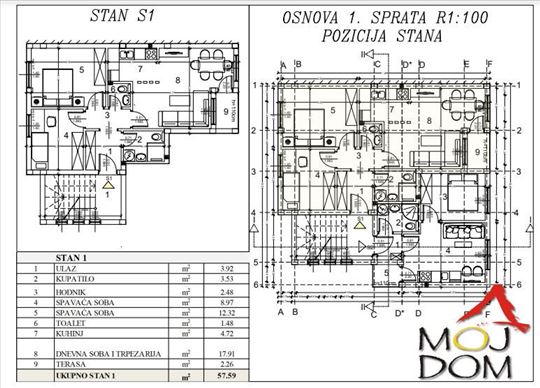 Novi Sad, Adice, Stan, 2.5, 60m2