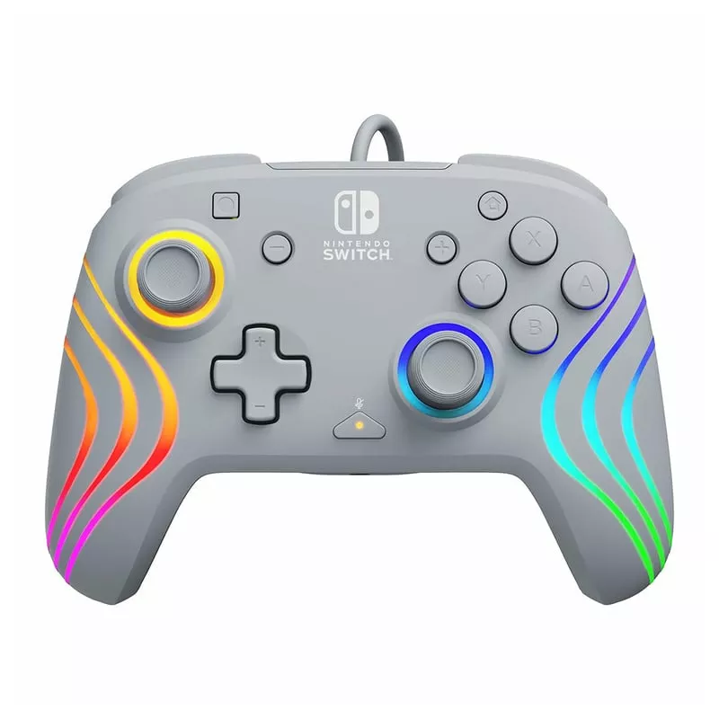 Nintendo Switch Afterglow Wave Wired Controller Grey