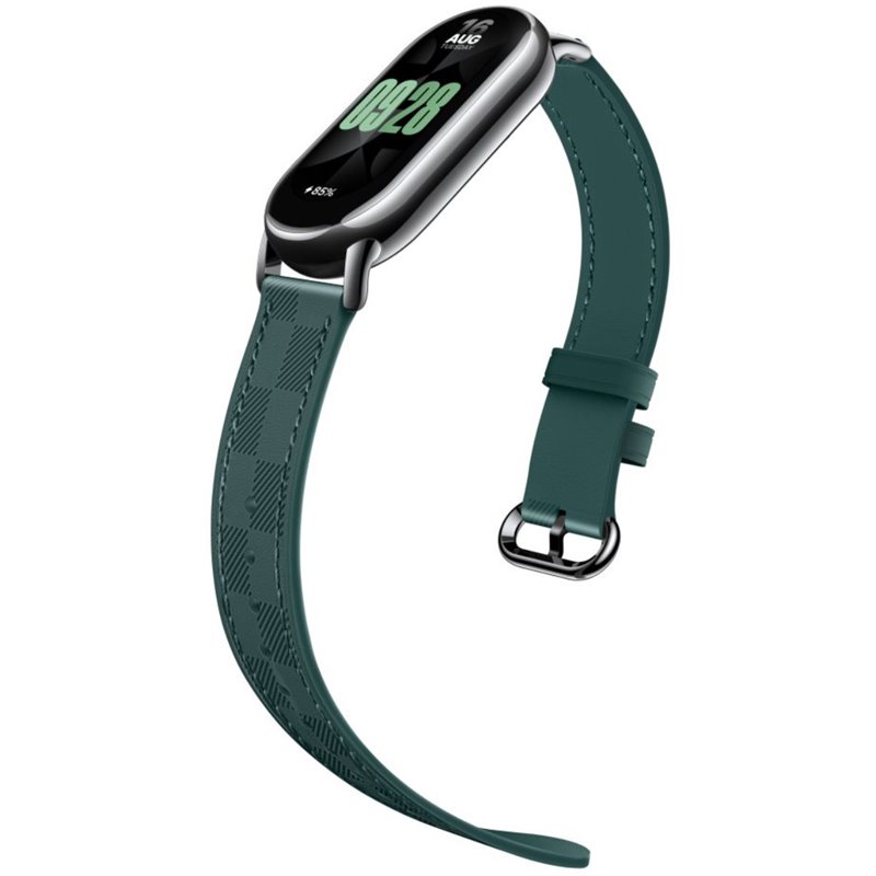 Xiaomi mi Smart Band 8 Checkered Strap (Green)