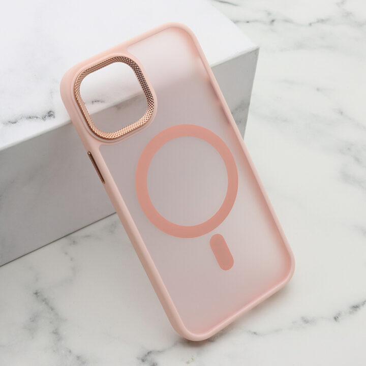 Futrola SILKY MAGSAFE II za Iphone 12/12 Pro (6.1) roze