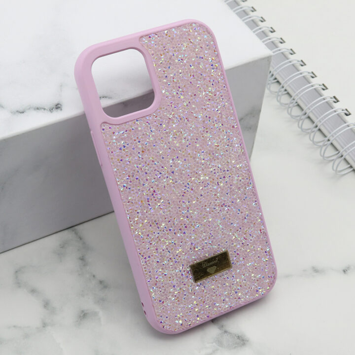 Futrola DIAMOND SELECTION Za IPhone 12 (6.1) Roze