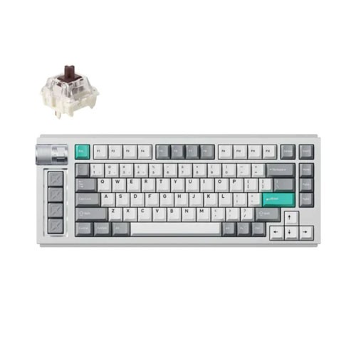 Keychron Lemokey L1 Brown 75% RGB Gaming bežična mehanička tastatura L1-X3