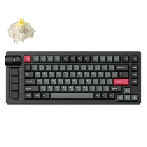 Keychron Lemokey L1 Banana 75% RGB Gaming bežična mehanička tastatura L1-M4