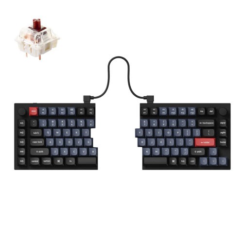 Keychron Q11 Brown 75% Split Design RGB Type-C mehanička tastatura Q11-M3