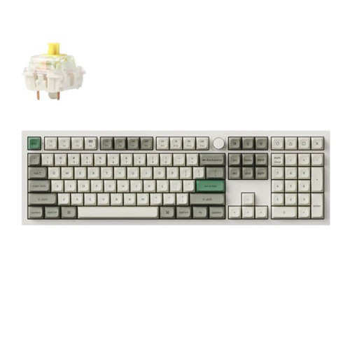 Keychron Q6 Max Banana 100% RGB bežična mehanička tastatura Q6M-P4