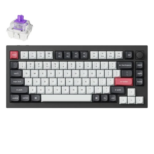 Keychron Q1 HE Nebula Magnetic 75% RGB bežična mehanička tastatura Q1H-M1