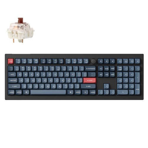 Keychron V6 Max Brown 100% RGB bežična mehanička tastatura V6M-D3