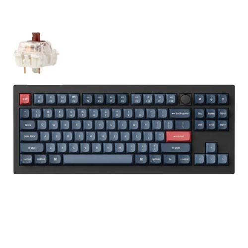 Keychron V3 Max Brown TKL RGB bežična mehanička tastatura V3M-D3