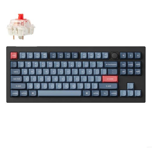 Keychron V3 Max Red TKL RGB bežična mehanička tastatura V3M-D1