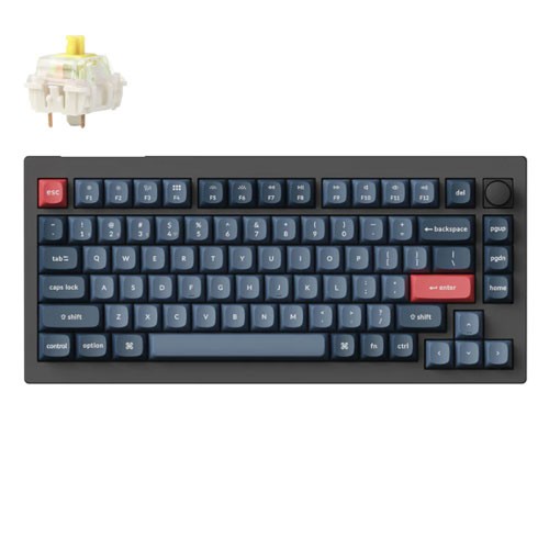 Keychron V1 Max Banana 75% RGB bežična mehanička tastatura V1M-D4