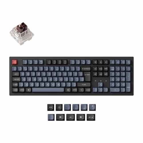 Keychron K10 Pro Brown 100% RGB bežična mehanička tastatura K10P-H3P-UK