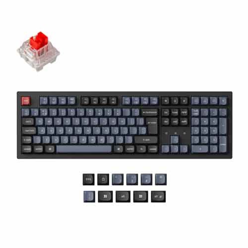 Keychron K10 Pro Red 100% RGB bežična mehanička tastatura K10P-H1P-UK